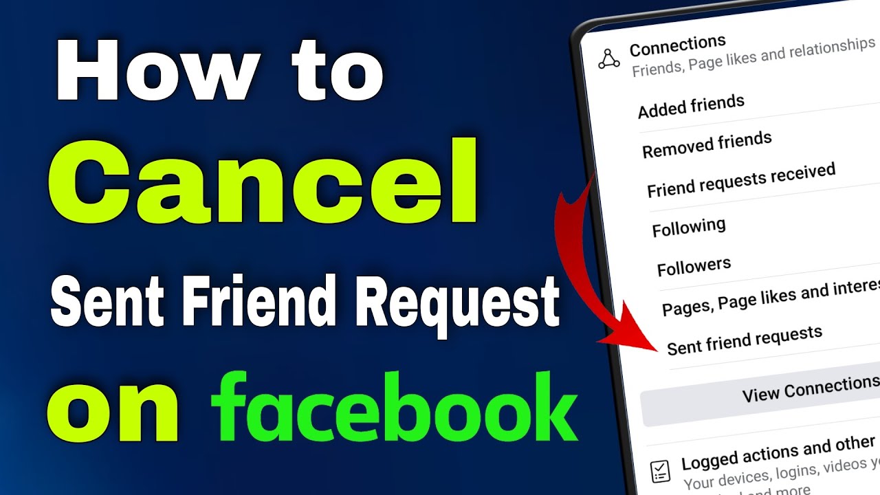 How to Cancel Sent Friend Request on Facebook 2021 | Veja Hua Friend ...