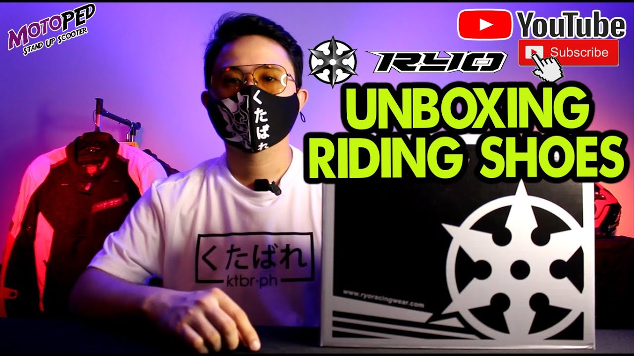 Motoped Unboxing Ryo Riding Shoes Light 2 and 3 ll Affordable - YouTube