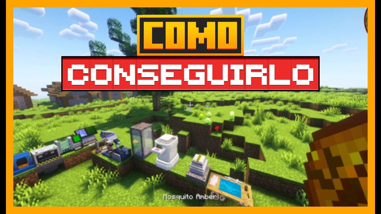 CÓMO CONSEGUIR el MOSQUITO EN ÁMBAR en MINECRAFT Jurassic World Reborn ...