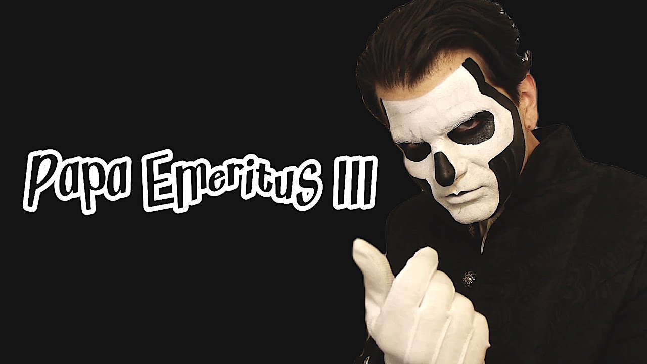 Ghost Makeup Tutorial - Papa Emeritus III - YouTube