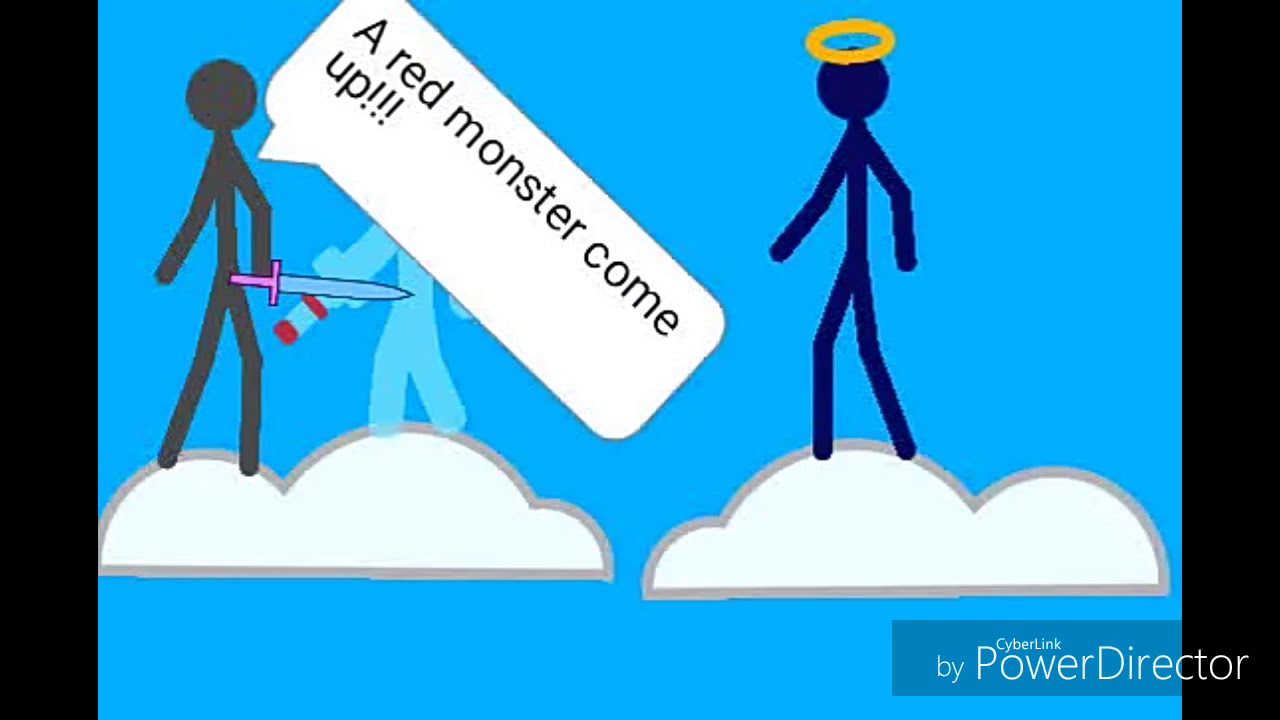 Drawing cartoon (angel vs stickman) last episode of the part 1 - YouTube