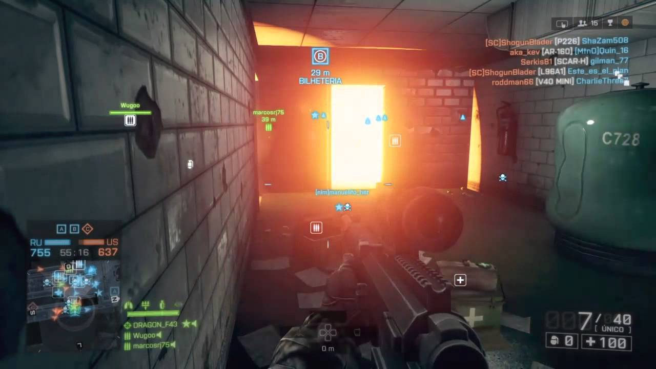 Bf4 - double kill de sniper - YouTube