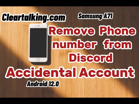 How to remove phone number from Discord accidental account? #Discord # ...