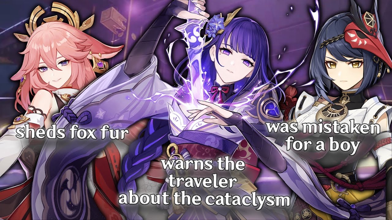 Inazuma Character Secrets [Genshin Impact Lore] [v3.4] - YouTube