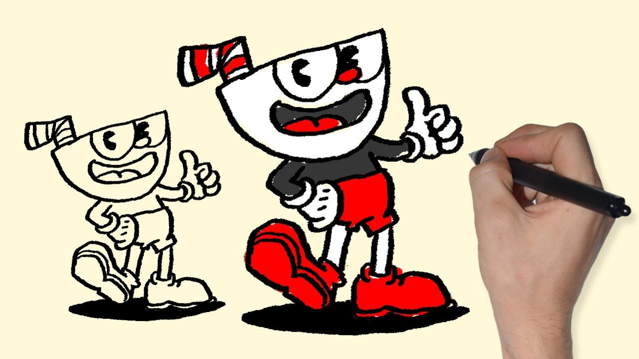 How to Draw Cuphead from Cuphead Don't Deal with the Devil - Magic ...