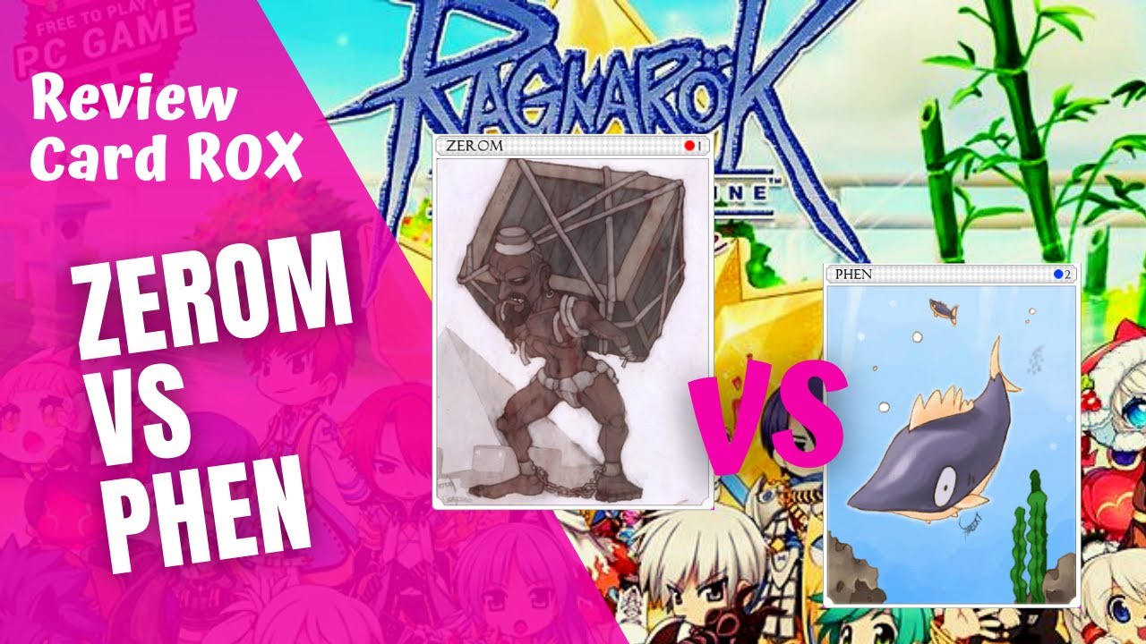 RAGANAROK X NEXT GENERATION ZEROM CARD VS PHEN CARD🤔 BAGUSAN MANA ...