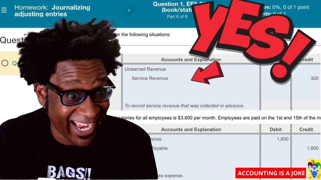 How to Journalize Adjusting Entries Walkthrough Problem-Chapter 3 ...