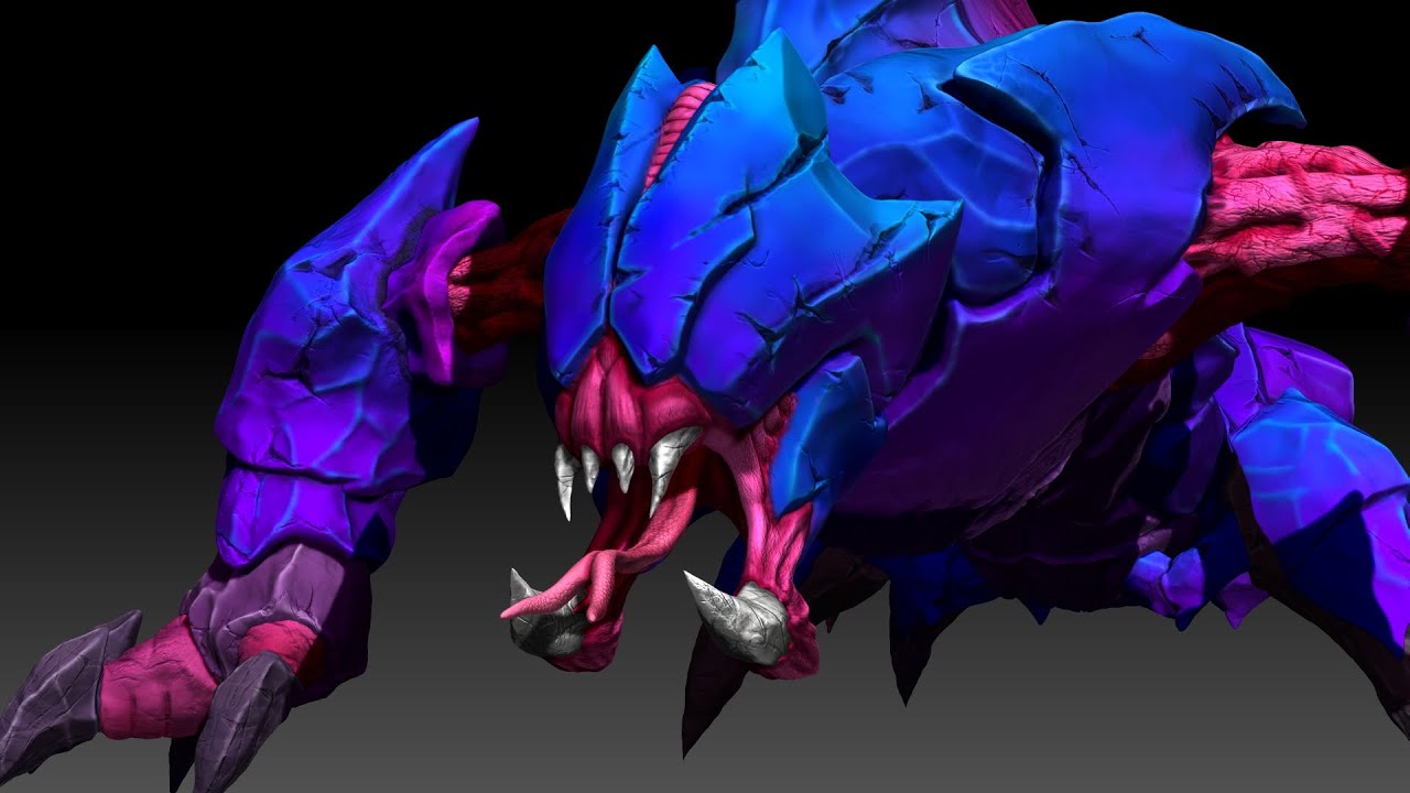 Rek'Sai Sculpt League of Legends Fan Art - YouTube