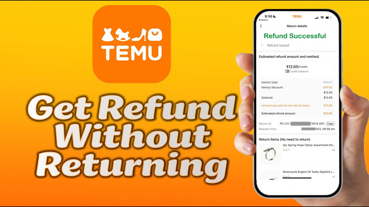 How To Get Refund On TEMU Without Returning Item (Updated Working Method) - YouTube