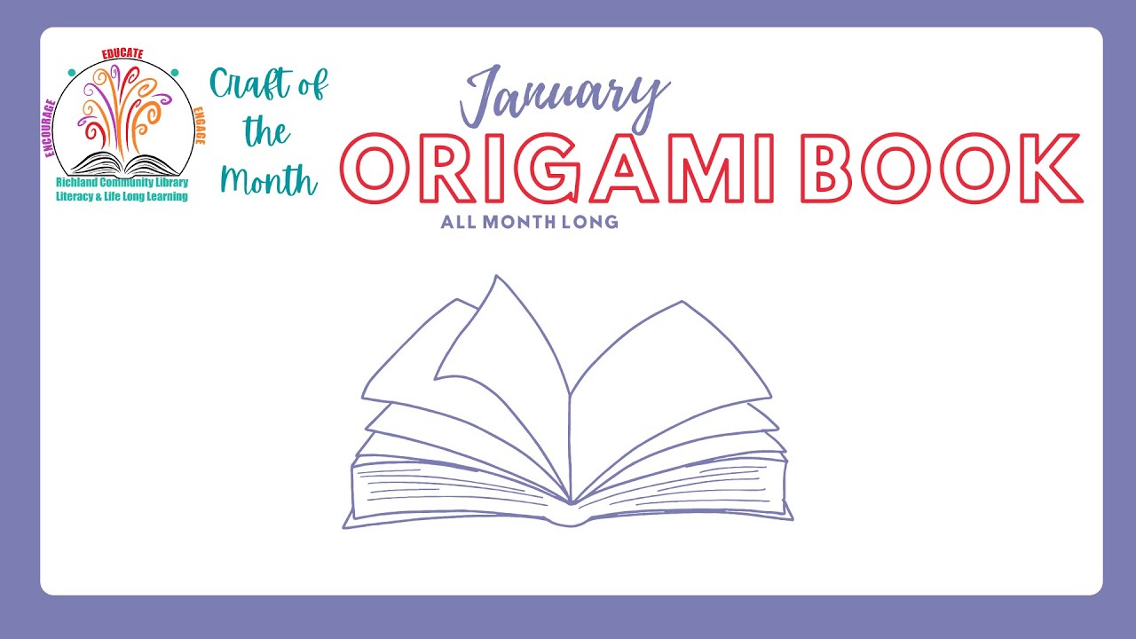 Craft of the Month - Origami Book - YouTube