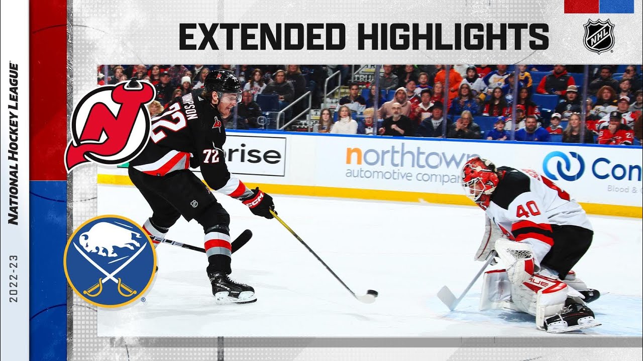 New Jersey Devils vs. Buffalo Sabres Mar 24, 2023 HIGHLIGHTS - YouTube