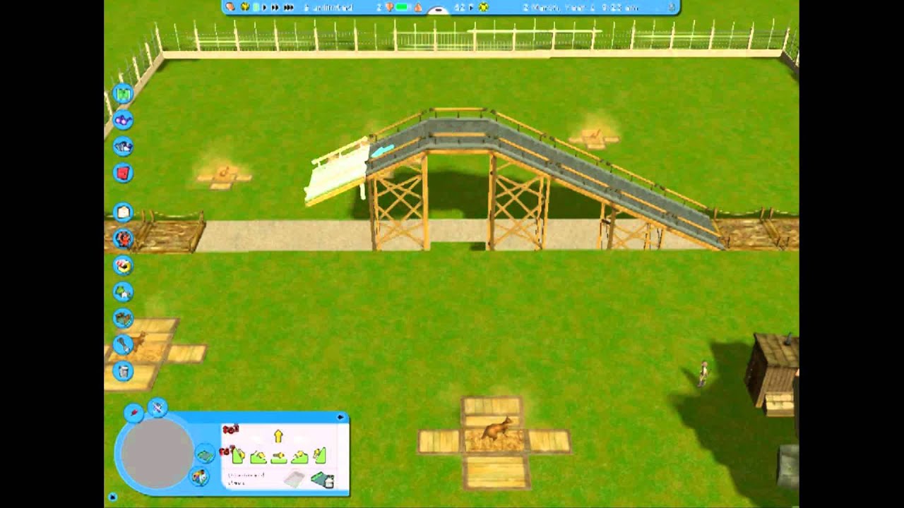 RCT3 Tutorial- How to make peeps walk through with the animals - YouTube
