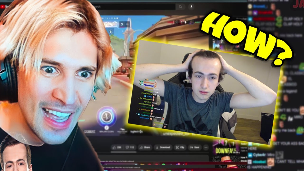 xQc Reacts to Super's Forehead 8Head - YouTube