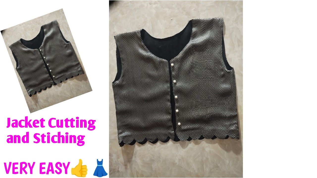 How to Make a Jacket Cutting and Stitching Tutorial in Hindi - YouTube