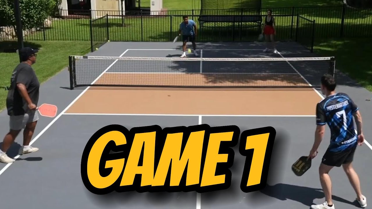 Nicks Pickle Ball First Game with Katchii Russel & Arther - YouTube