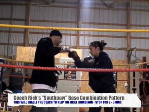 WOMEN "SOUTHPAW" BOXING TRAINING - MAYWEATHER STYLE MITTWORK / OLYMPIC ...