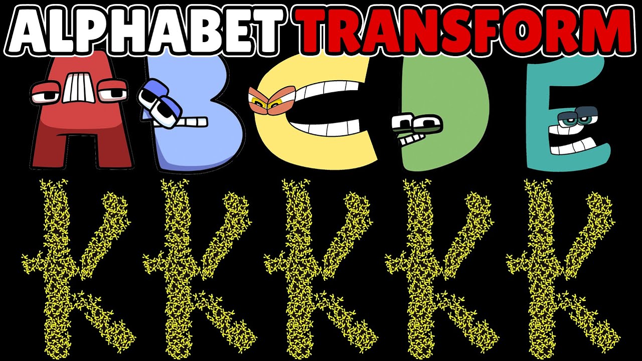 Alphabet Lore Snakes transform Uppercase and Lowercase Letters from ...