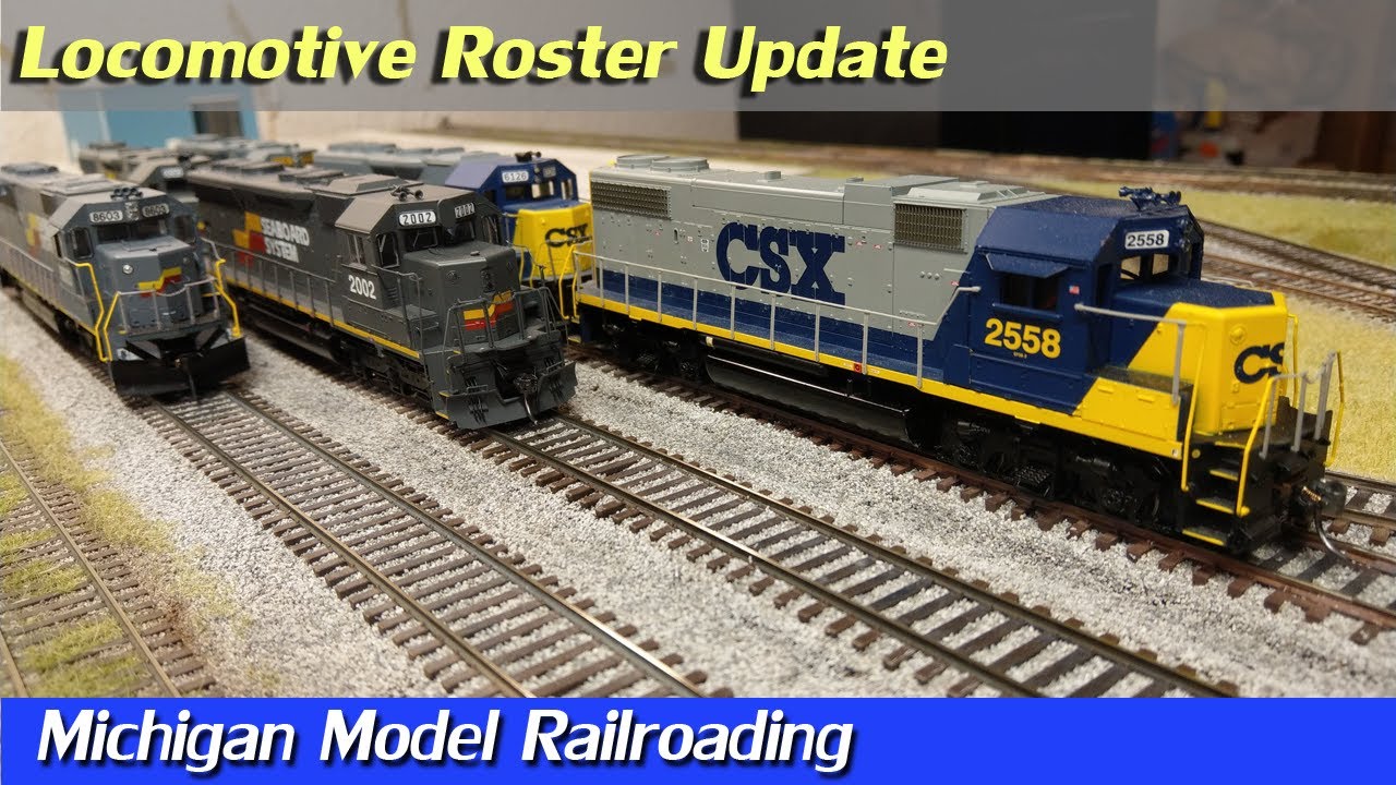 Michigan Model Railroading - HO Locomotive Roster Update - YouTube