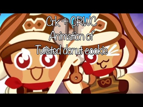 Crk + Crwc Animation of Twisted donut cookie - YouTube