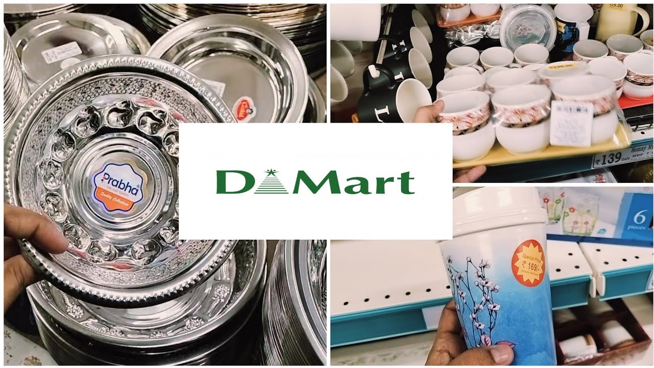 Stainless steel collection at dmart|d mart latest collection - YouTube