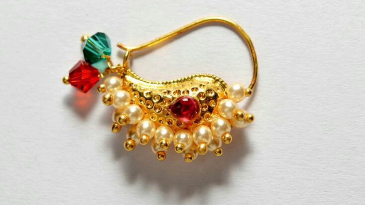 Designer Nath|| Maharstrian Nath || Nose Ring||Nose Pin ||📍|| Shwetha's ...