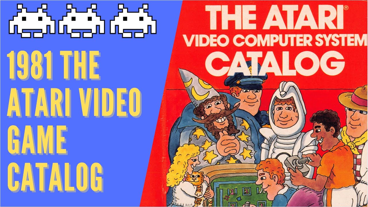 1981 Atari Console & Video Games Catalog - 1980's Retro Gaming - YouTube