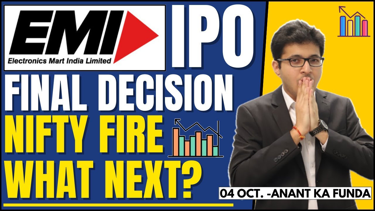 Electronics Mart IPO Final decision | Nifty fire today - what next? | 3 ...
