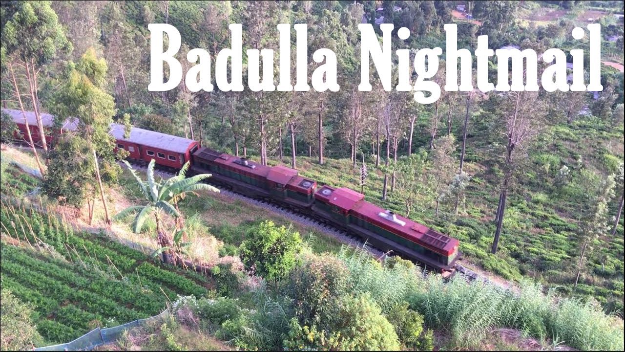 An Attractive View of Badulla Nightmail Train at Haputale | Double ...