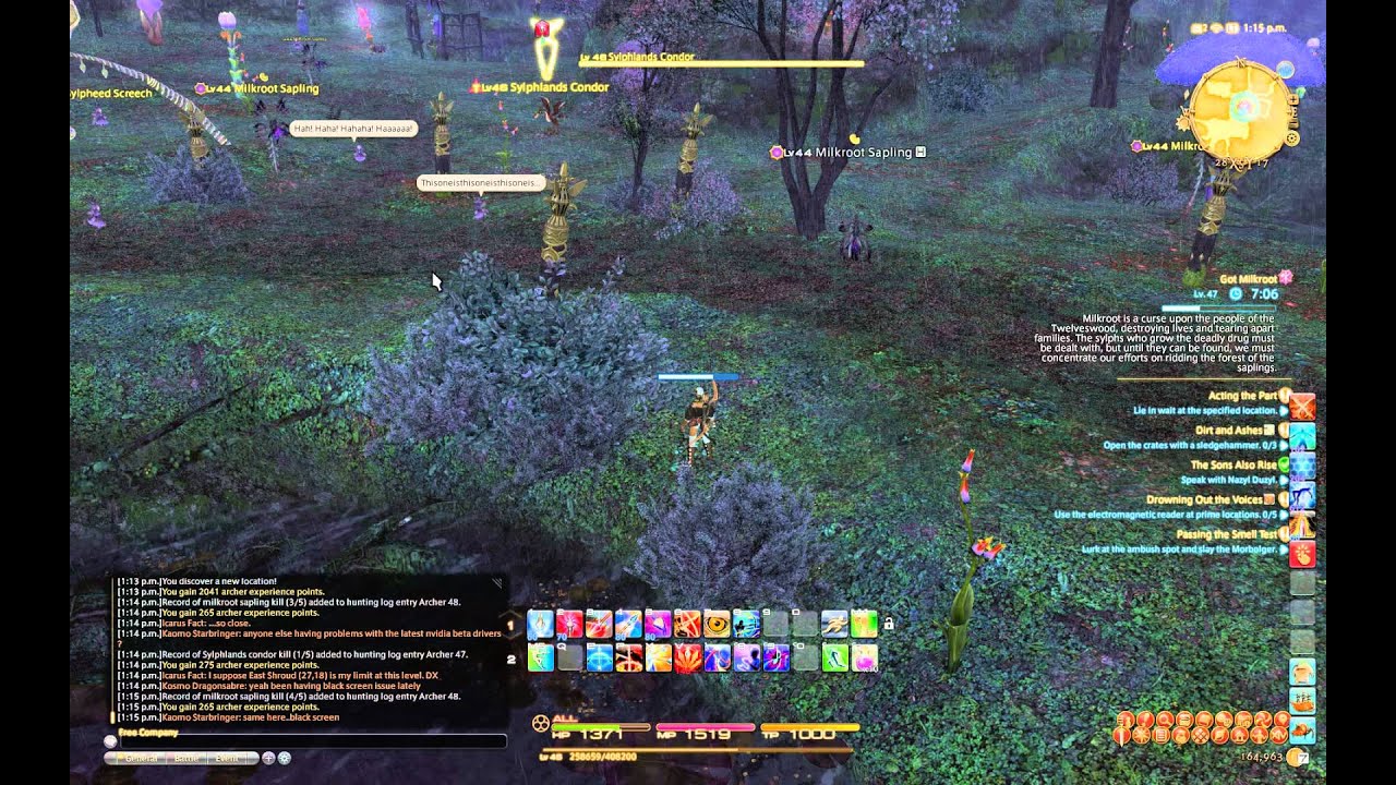 FFXIV:ARR - Sylphlands Condor location - YouTube