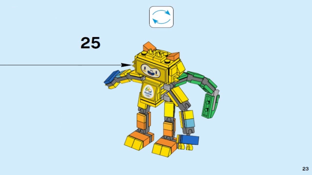 LEGO Brick Based Promotions Non Themed RIO 2016 MASCOTS 40225 #1 - YouTube