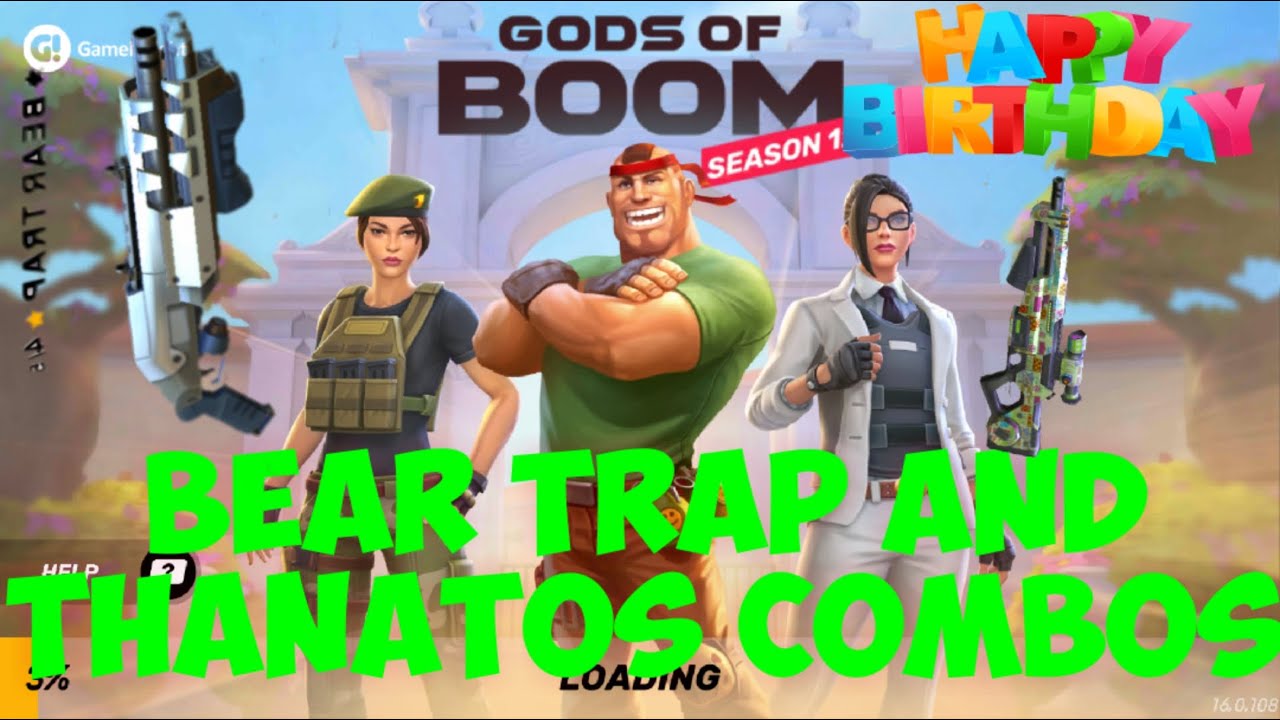 Gods of boom - Bear trap game play 2 - YouTube