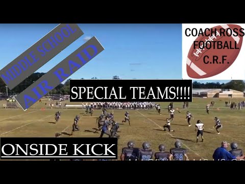 Middle School Football: The Onside Kick. Why Not? - YouTube