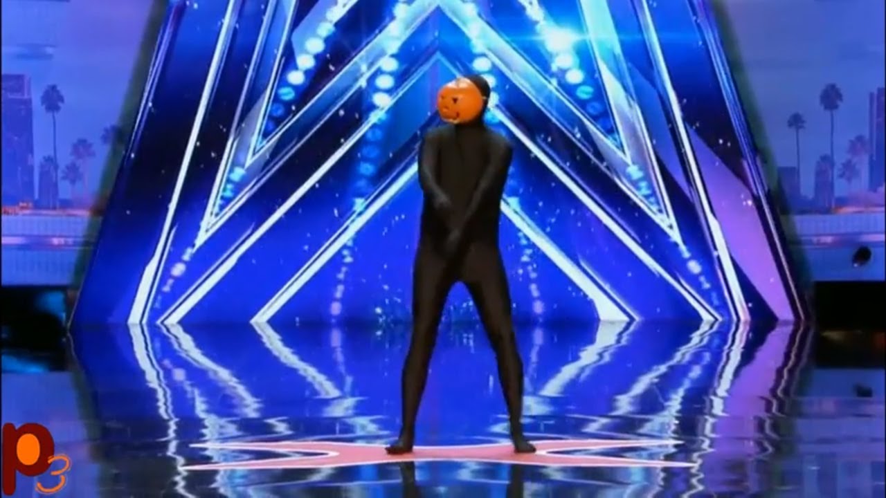 Dancing Pumpkin Man @ America's Got Talent 2017 - YouTube