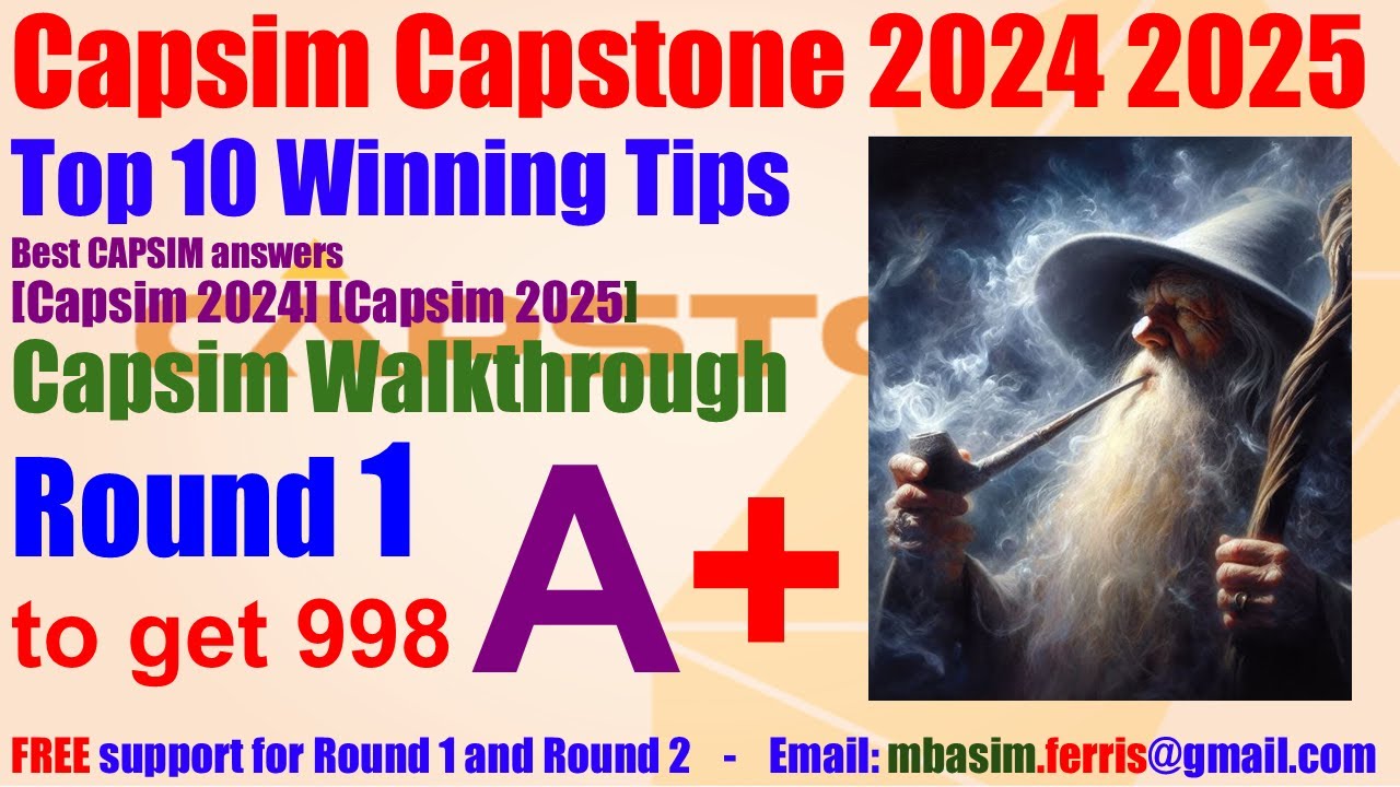How to win CAPSIM round 1 to round 8 answers Capsim 2025 ROUND 1 [top ...