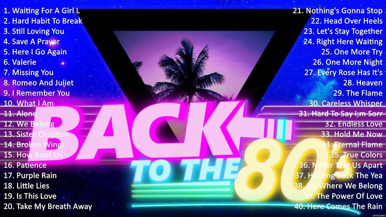 Greatest Hits Of The 80s ~ 80s Music Hits ~ The Best Songs Of The 80s ...