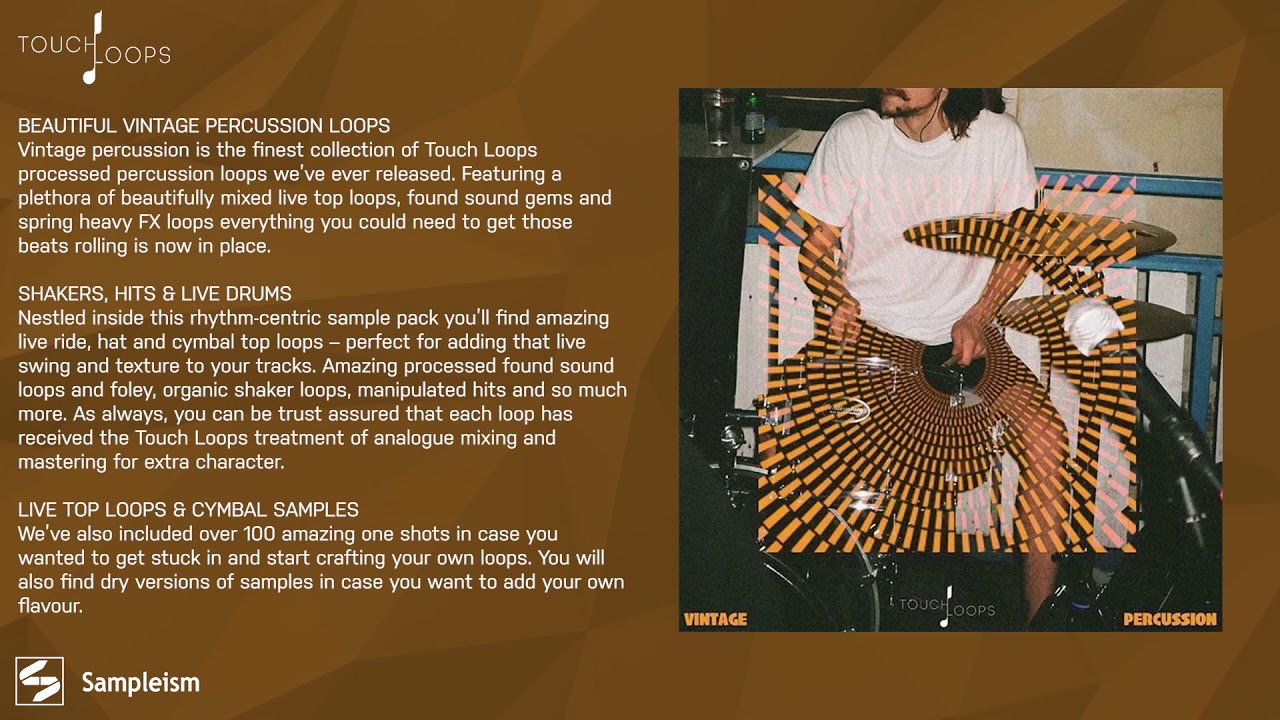Touch Loops // Vintage Percussion // Samples // Loops Pack - YouTube