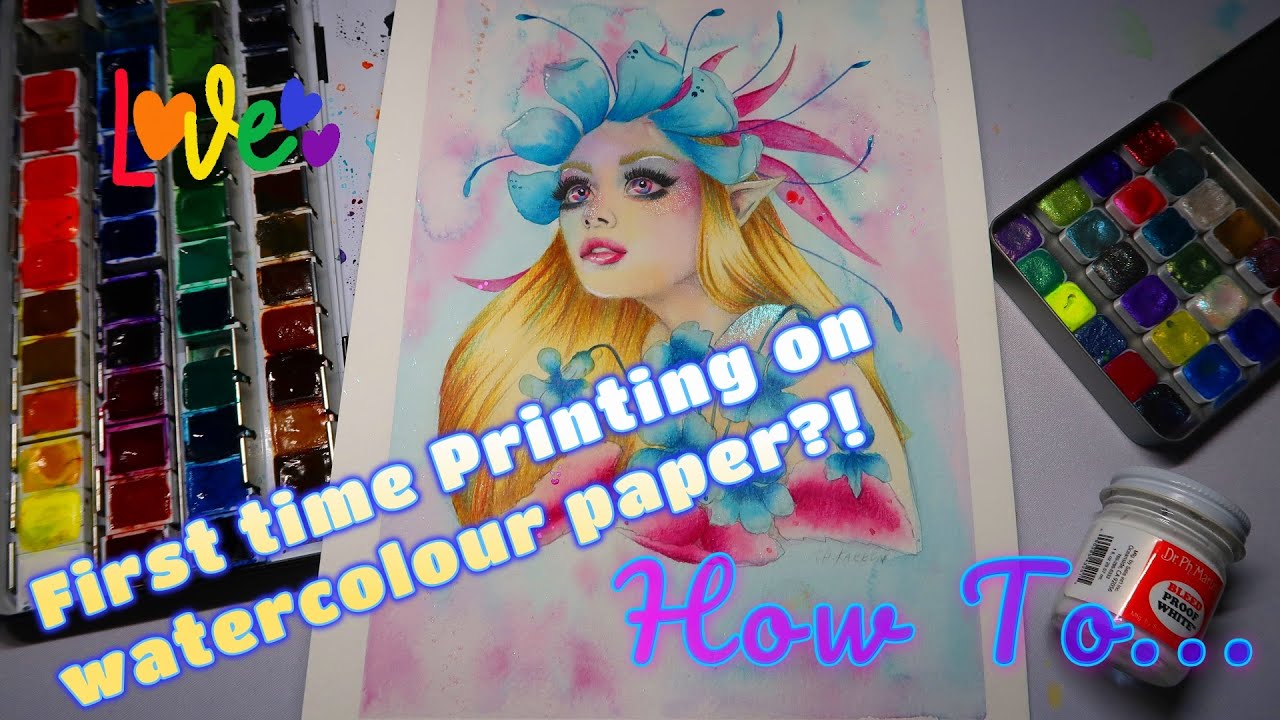 How I Watercolour Paint With Pencil Details - YouTube
