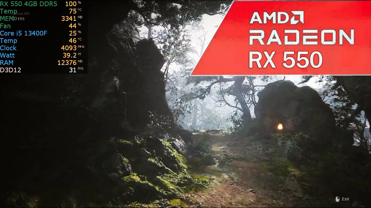 RX 550 4GB Gaming Test - YouTube