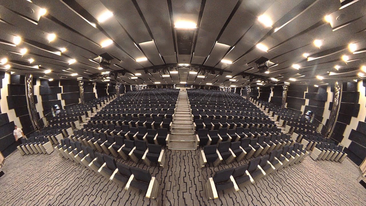 4K/360 - MSC Seaside Metropolitan Theater Walkthrough - YouTube