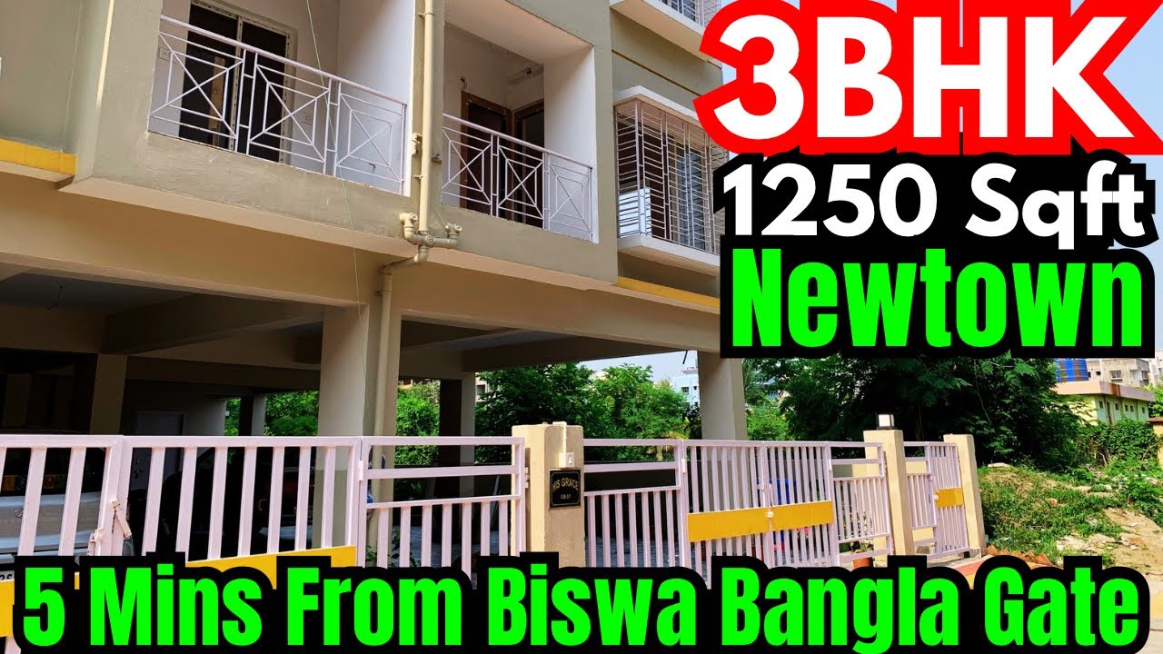 3BHK, 1250 Sqft Flat In Newtown, Near Biswa Bangla Gate | Beside Croma ...