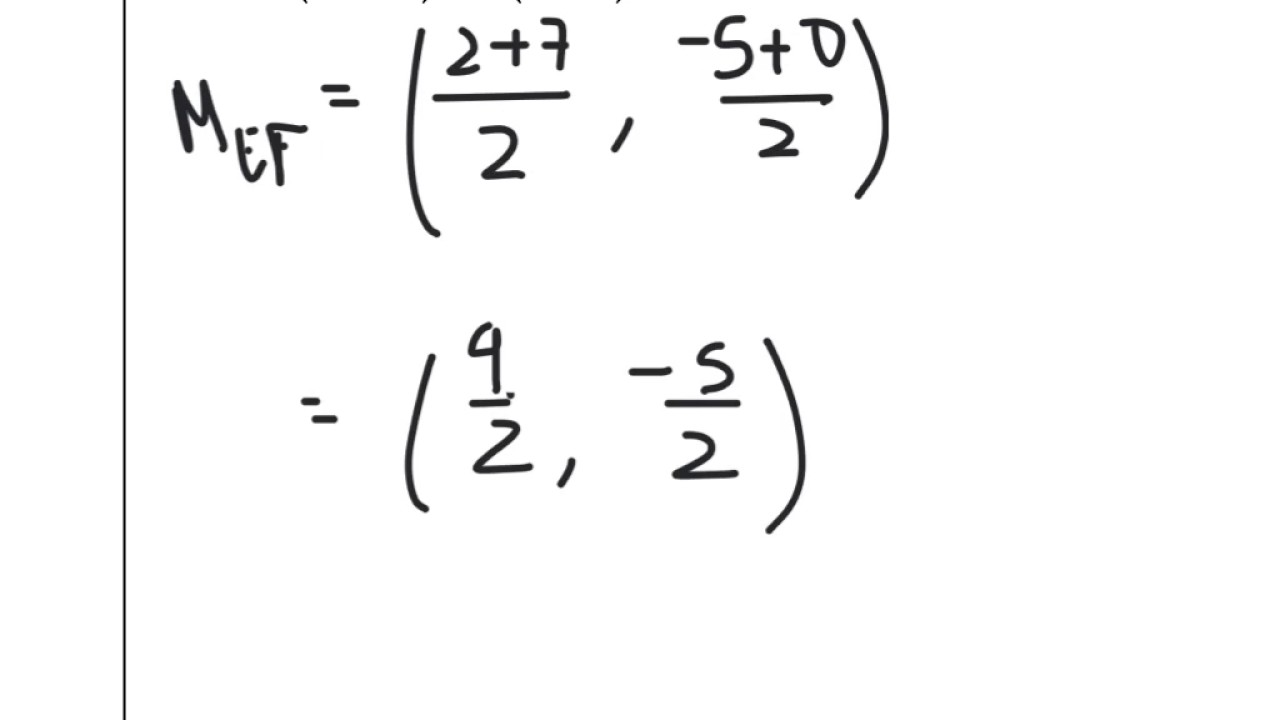 Midpoint Of A Line Segment YouTube midpoint-of-a-line-segment-youtube