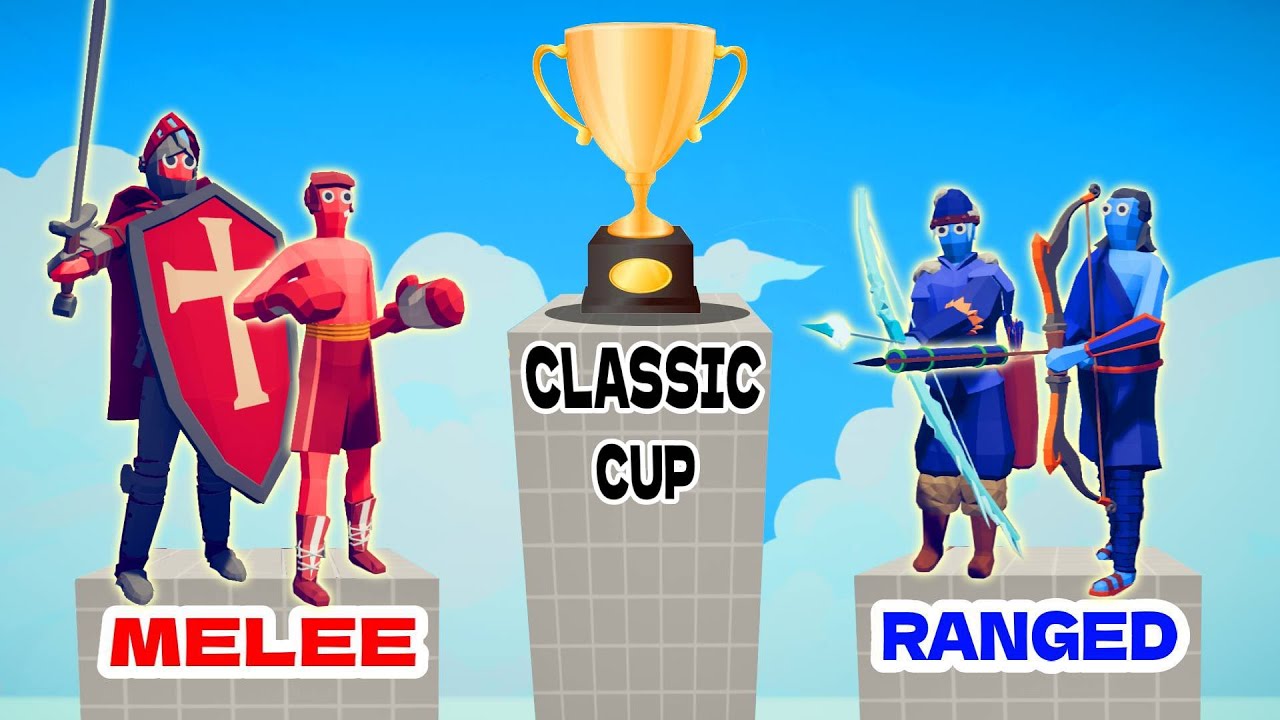 CLASSIC MELEE VS CLASSIC RANGED | TABS - Totally Accurate Battle ...