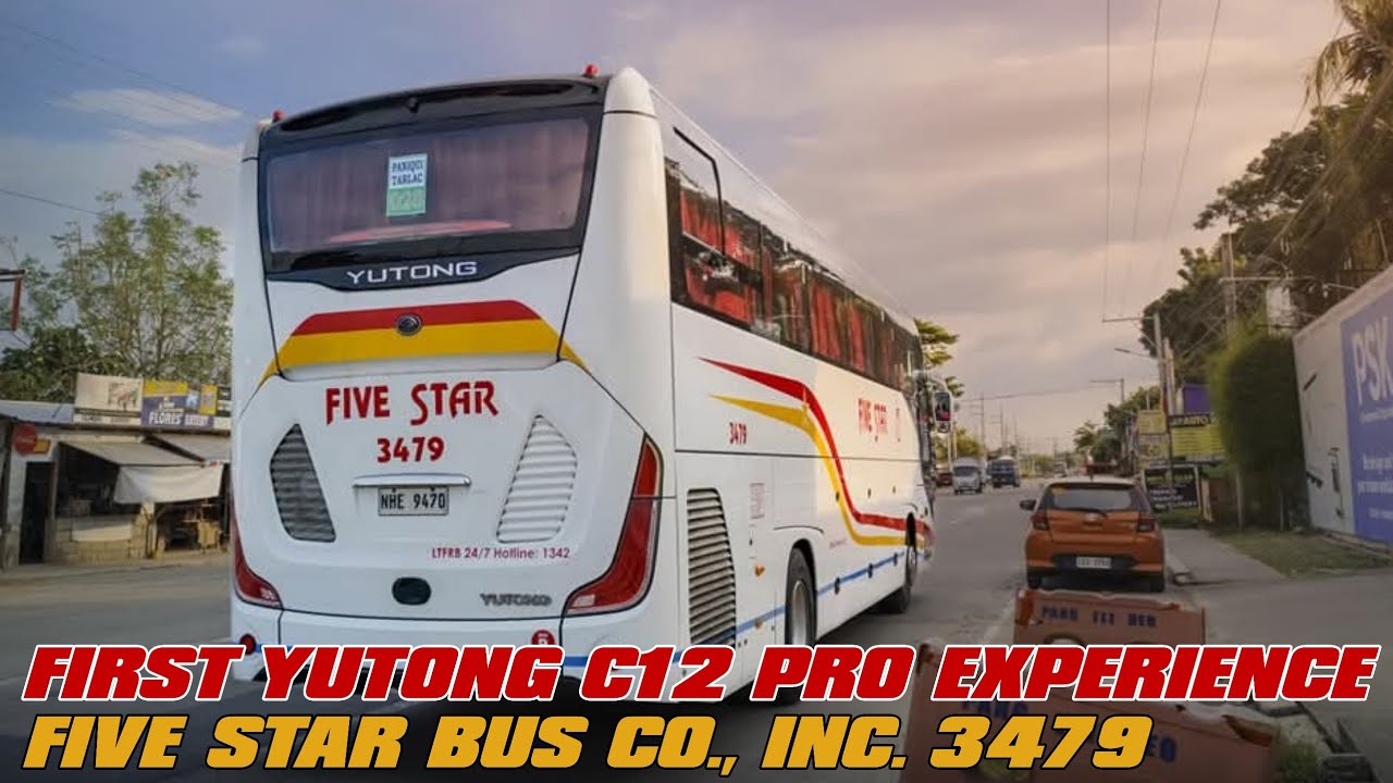 First time makasakay sa Yutong C12 Pro! || Five Star Bus Co., Inc. 3479 ...