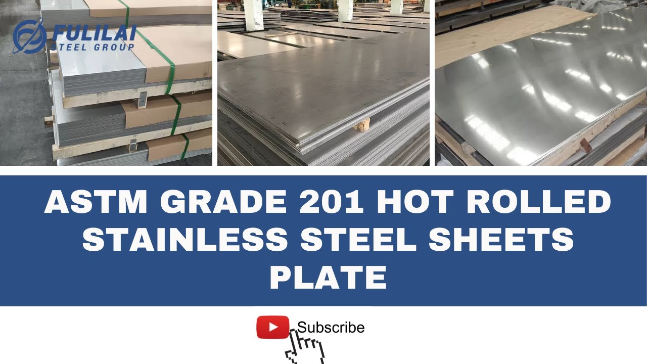 ASTM Grade 201 Hot Rolled Stainless Steel Sheets Plate - YouTube