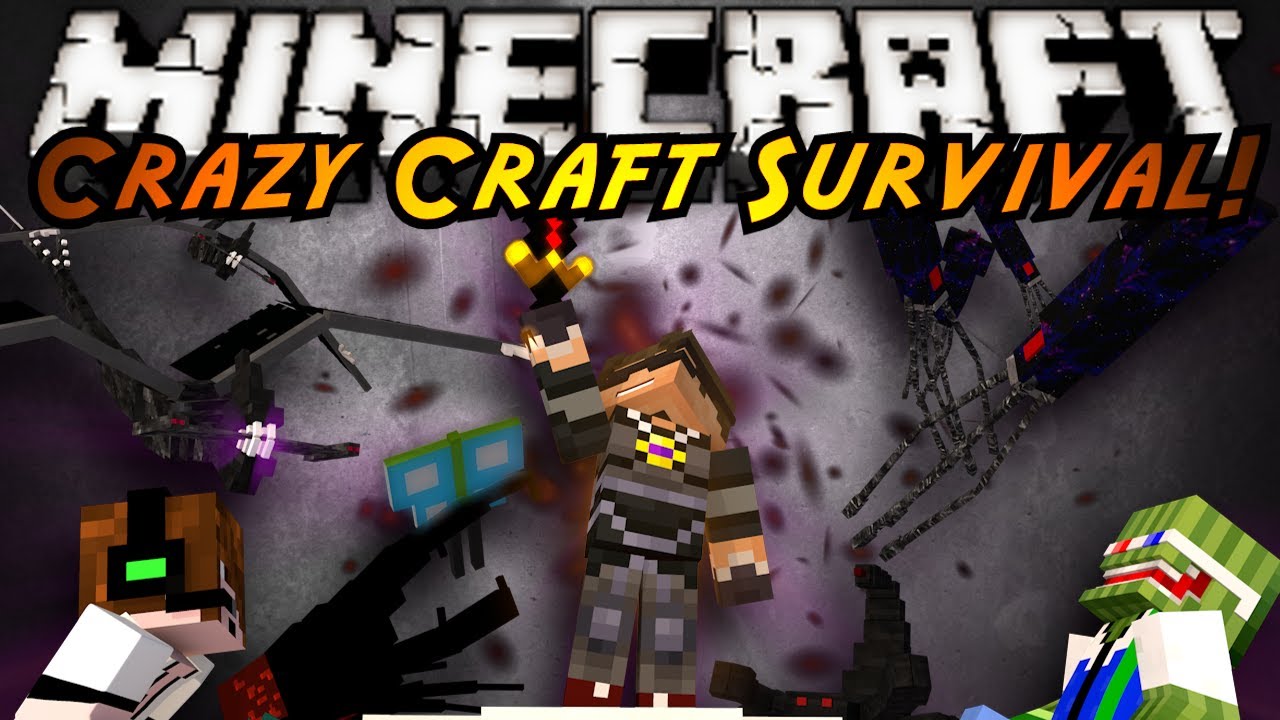 Minecraft Crazy Craft : BIG BERTHA IS COMPLETED?! - YouTube