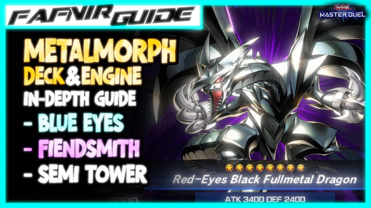 METALMORPH - RED-EYES BLACK FULLMETAL DRAGON - IN-DEPTH GUIDE‼️ [Yu-Gi ...