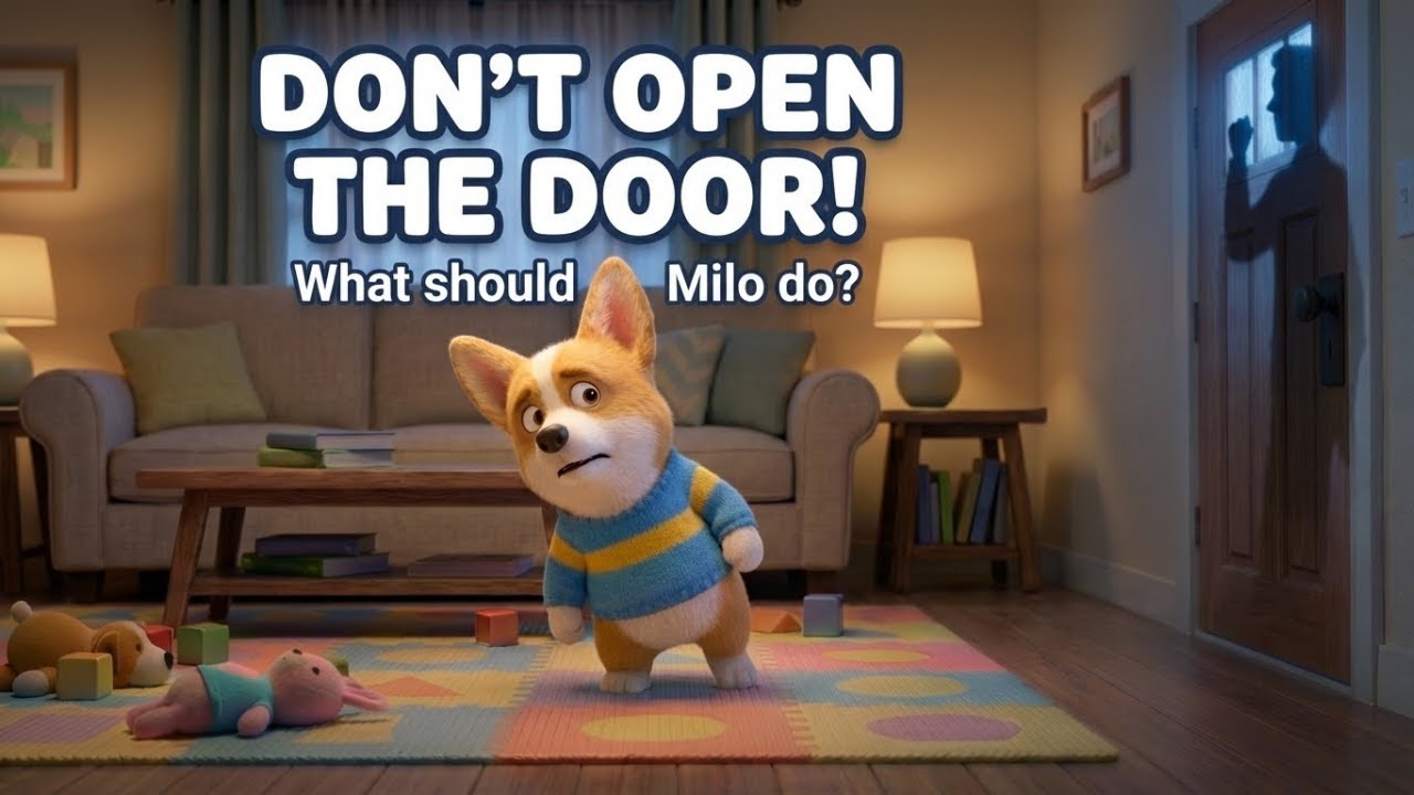 Milo Learns Not to Open the Door for Strangers | Kids Safety Lesson ...