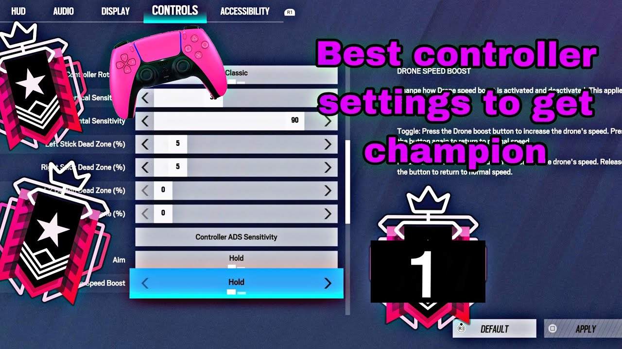 CHAMPION *BEST* SETTINGS & Sensitivity to Get CHAMPION - Rainbow Six ...