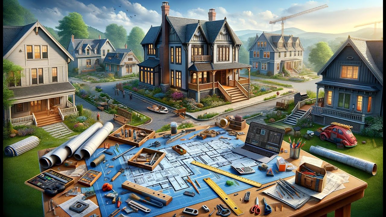 From Dirt to DREAM Home! Build ANYTHING in House Builder (CRAZY ...