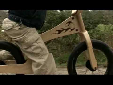 Early Rider Video - The Wooden Learner Bike with Attitude